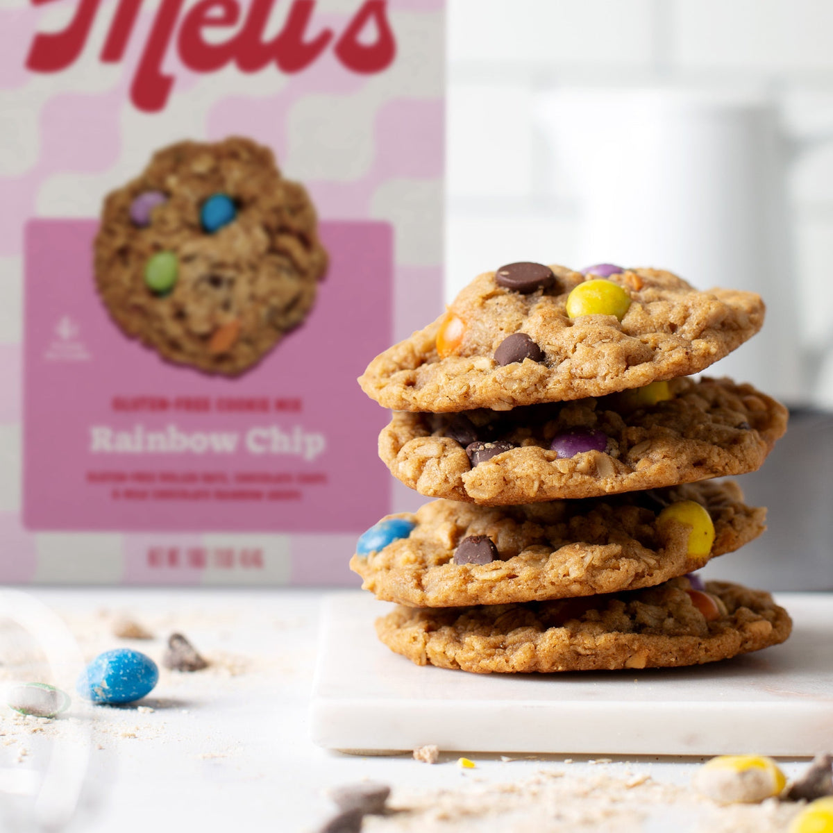 🌈 Meet the Rainbow Chip Cookie Mix: Colorful, Naturally! – Meli's Cookies